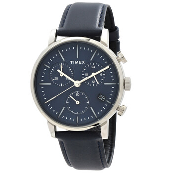 Timex Standard Chronograph Quartz Blue Dial Men's Watch TW2V71100 ...