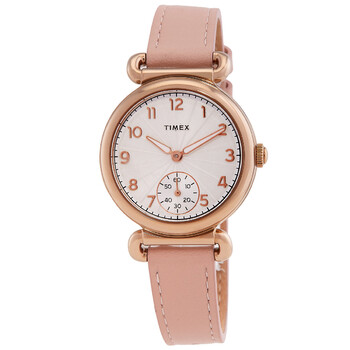 Timex Meriden Quartz Silver Dial Ladies Watch TW2R89600JT 753048797547 ...
