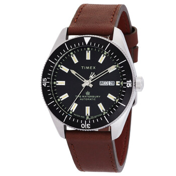 Timex M79 Automatic Black Dial Watch TW2U78300V3 194366108873 - Watches ...