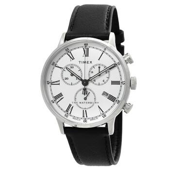 Timex Marlin Chronograph Quartz Silver Dial Men's Watch TW2W10300 ...