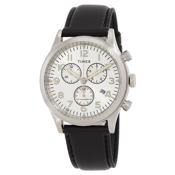 Timex Marlin Chronograph Quartz Silver Dial Men's Watch TW2W10300 ...
