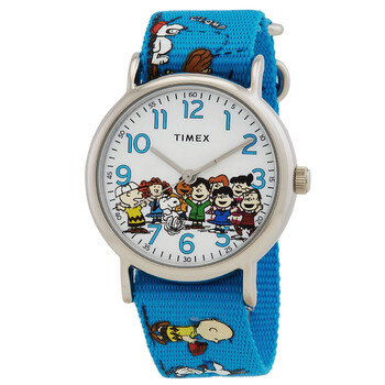 Timex Weekender X Peanuts Quartz White Dial Ladies Watch TW2V77800 ...