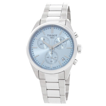 Tissot PR 100 Chronograph Quartz Blue Dial Men's Watch T1504171104100 ...