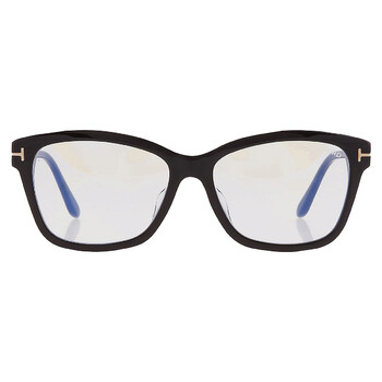 Tom Ford Blue Light Block Cat Eye Ladies Eyeglasses FT5954-B 003 54 ...