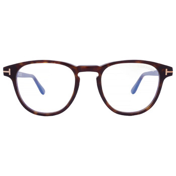 Tom Ford Blue Light Block Square Men's Eyeglasses FT5898-B 001 52 ...