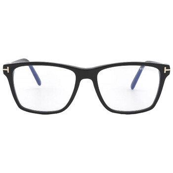 Tom Ford Blue Light Block Rectangular Men's Eyeglasses FT5938-B 001 54 ...
