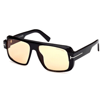 Tom Ford Redford Smoke Navigator Men's Sunglasses FT1153 01A 56 ...