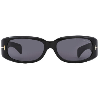 Tom Ford Alejandro Smoke Rectangular Unisex Sunglasses FT1058 01A 59 ...