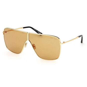 Tom Ford Keating Amber Pilot Unisex Sunglasses FT1158 30E 71 ...