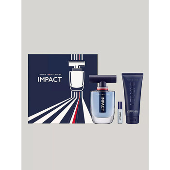 Tommy Hilfiger Men's Impact 3 Gift Set Fragrances 7640496670603 ...