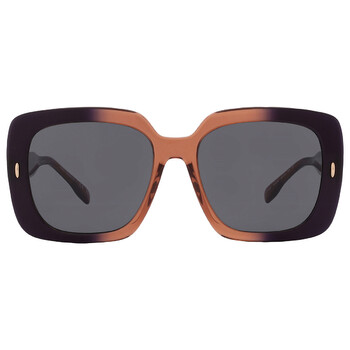 Tory Burch Solid Amber Square Ladies Sunglasses TY7162U 18527C 54 ...