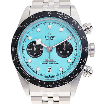 Tudor Black Bay Chronograph Automatic Chronometer Pink Dial Men's Watch ...