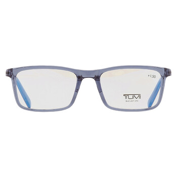 Tumi Reading Rectangular Men's Eyeglasses VTU800 BLA 53 +1.50 ...