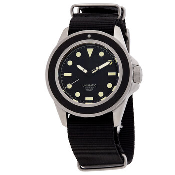 Unimatic Hodinkee Limited Modello Uno U1S-Carbon GMT Automatic Black ...