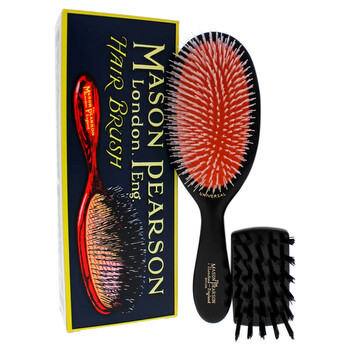Mason Pearson Large Popular Bristle and Nylon Brush - BN1 Dark Ruby by ...