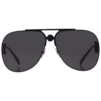 Versace Dark Gray Pilot Unisex Sunglasses 0VE2249 12618765 VE2249 ...