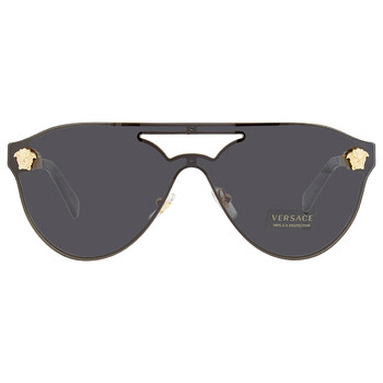 Versace Grey Shield Ladies Sunglasses VE2265 100287 44 8056597943697 ...