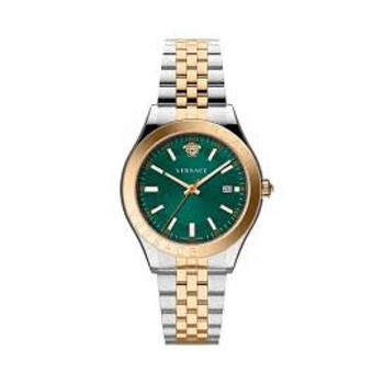 Versace Greca Classic Automatic Green Dial Ladies Watch VESCA0524 ...