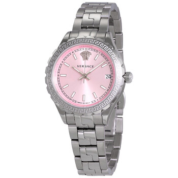 Versace Greca Time GMT Quartz Pink Dial Men's Watch VE7C00323 ...