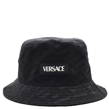 Versace Logo Jacquard Bucket Hat, Size 59 1007031-1A05933-1B000 ...
