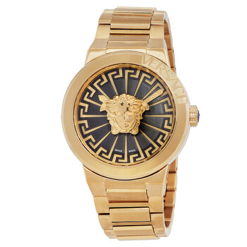 Versace Medusa Infinite Quartz Black Dial Ladies Watch VE3F00622 ...