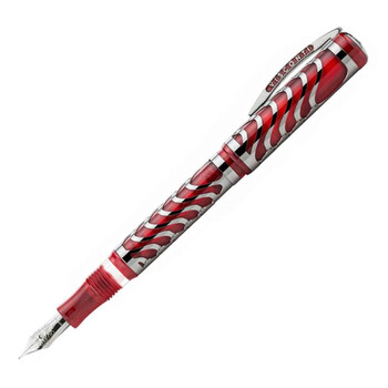 Visconti Skeleton Red Fountain Pen KP43-01-FPAF 8050628643648 - Fine ...