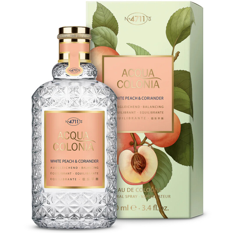 4711 Unisex Acqua Colonia White Peach & Coriander EDC Spray 3.4 oz ...