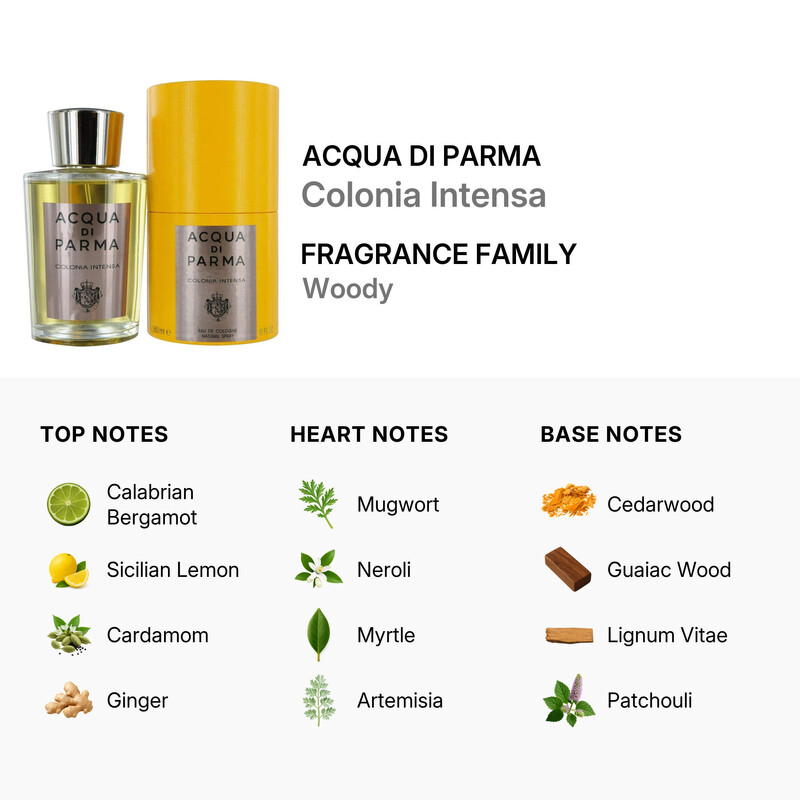 Acqua Di Parma Men's Colonia Intensa EDC Spray 6 oz Fragrances ...