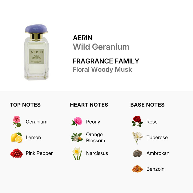 Aerin Ladies Wild Geranium EDP Spray 1.7 oz Fragrances 887167436114 ...