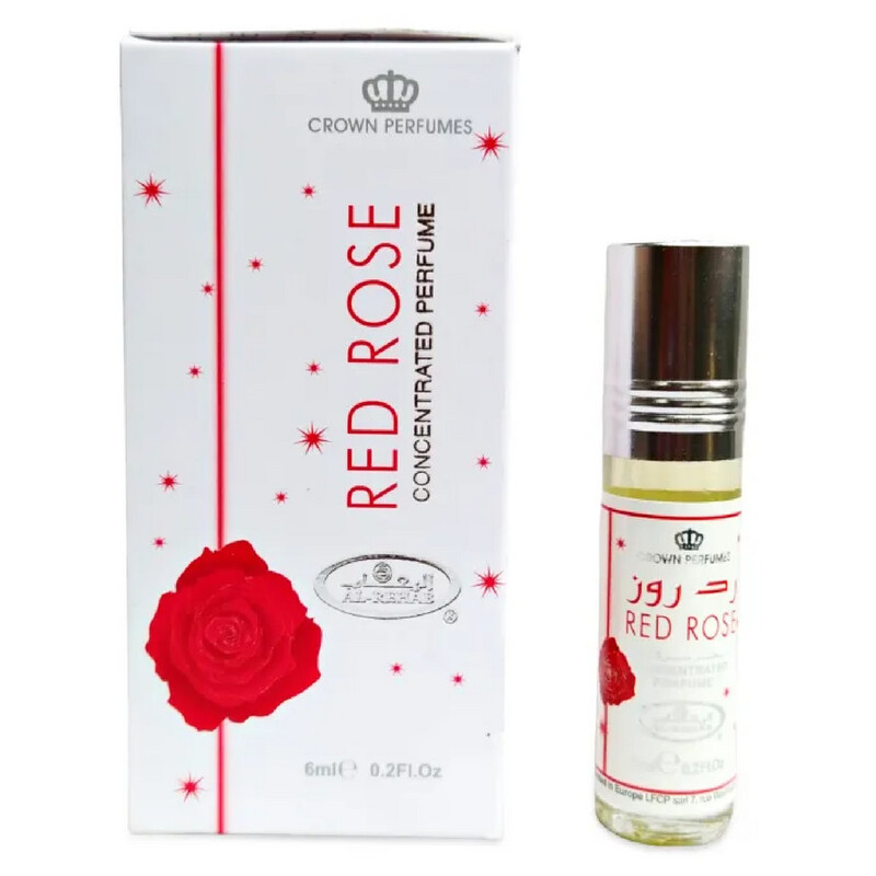 Al Rehab Ladies Red Rose Rollerball Perfume Oil 0.2 oz Fragrances ...