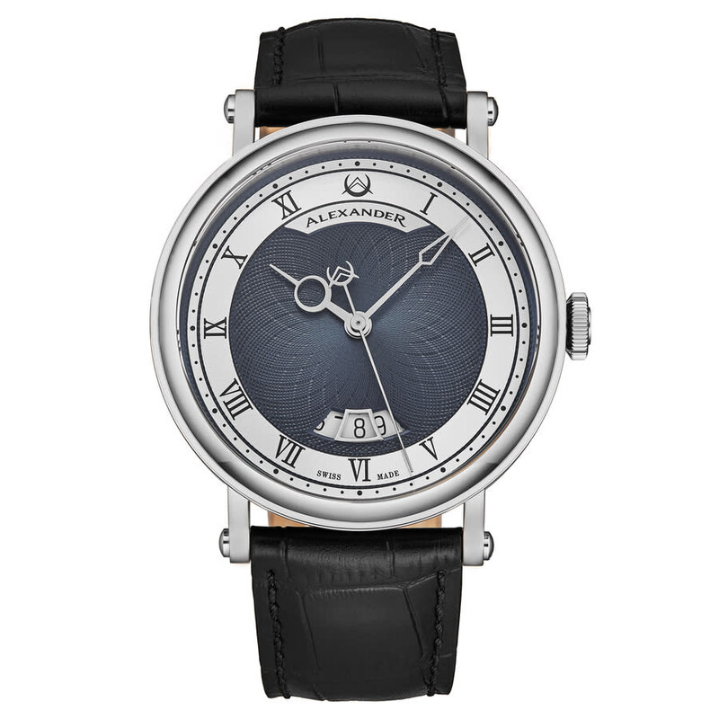 Alexander Alexander 2 Automatic Blue Dial Men's Watch A153-04 ...