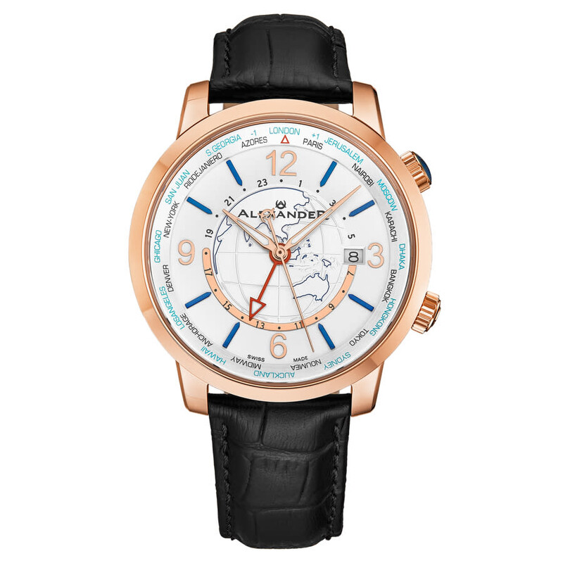 Alexander Alexander 2 Quartz Silver Dial Men's Watch A171A-02 ...