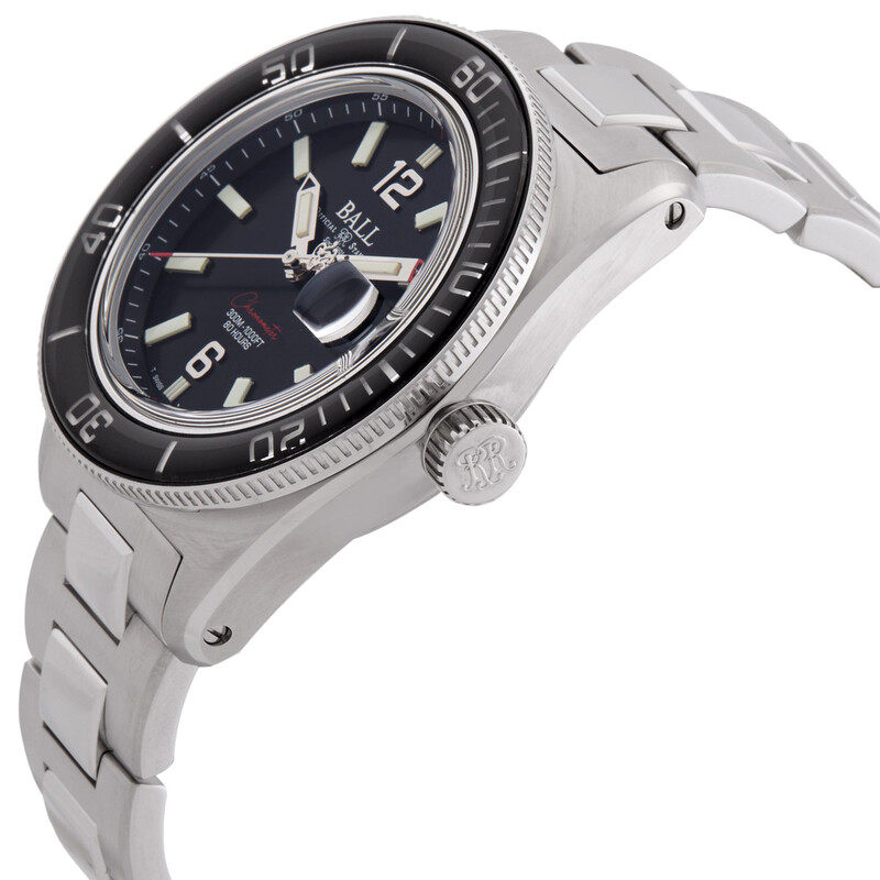 Ball Engineer M Skindiver III Automatic Chronometer Black Dial Watch ...