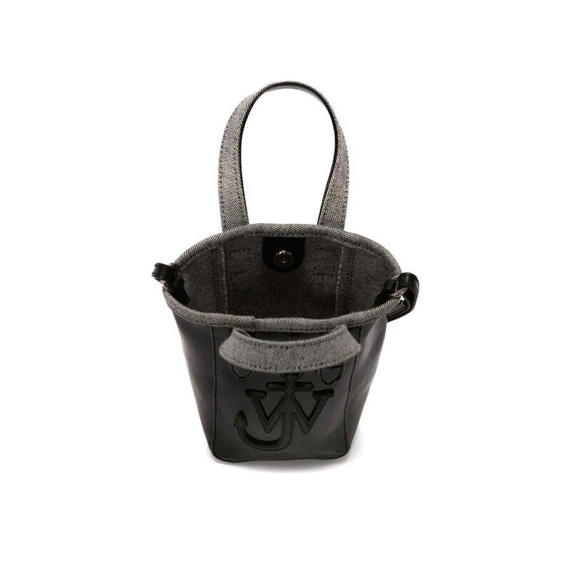 JW Anderson Belt Anchor Logo Mini Tote Bag Black > Shoulder ...