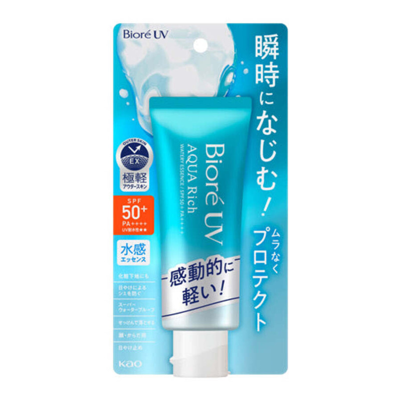Kao Biore Unisex UV Aqua Rich Watery Essence SPF 50+ PA ...