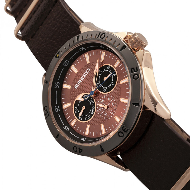 Breed Dixon Bronze Dial Men's Watch 7303 847864158238 - Watches, Dixon ...