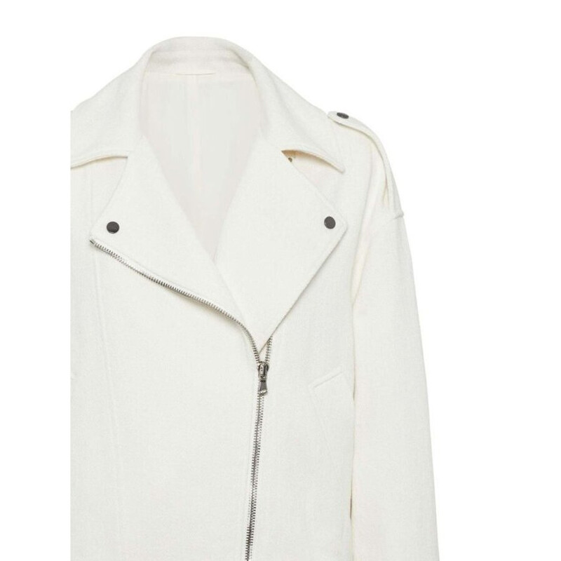Brunello Cucinelli Off White Cotton Linen Jacket, Brand Size 34 (US ...