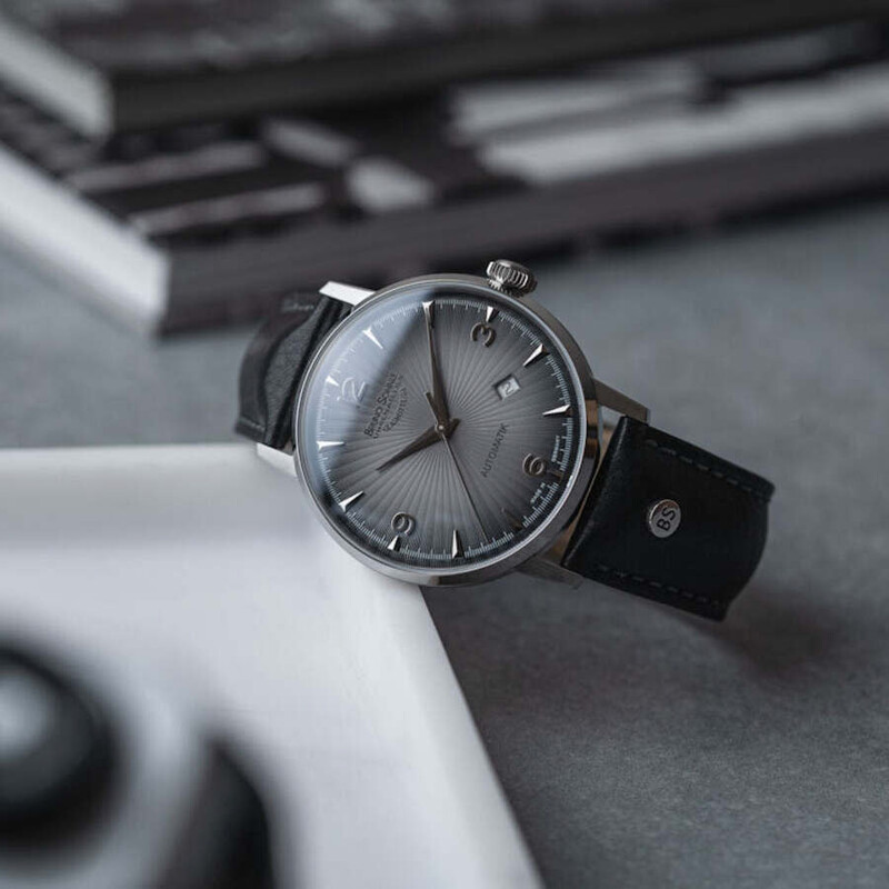 Bruno Sohnle Stuttgart Automatic Grey Dial Men's Watch 17-12173-861 ...