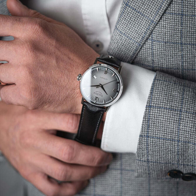 Bruno Sohnle Stuttgart Automatic Grey Dial Men's Watch 17-12173-861 ...