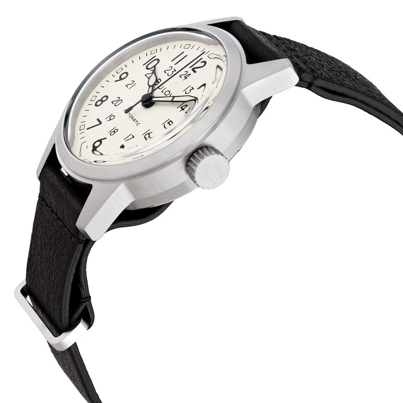 Bulova Hack Automatic Ivory Dial Men's Watch 96A246 042429581272 ...