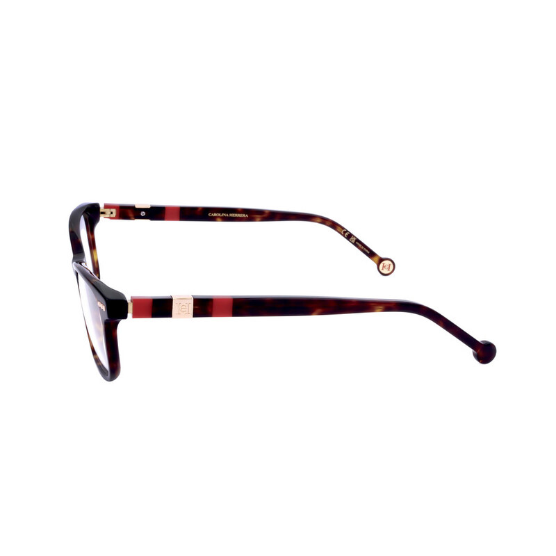 Carolina Herrera Ladies Red Rectangular Eyeglass Frames HER 0110 ...