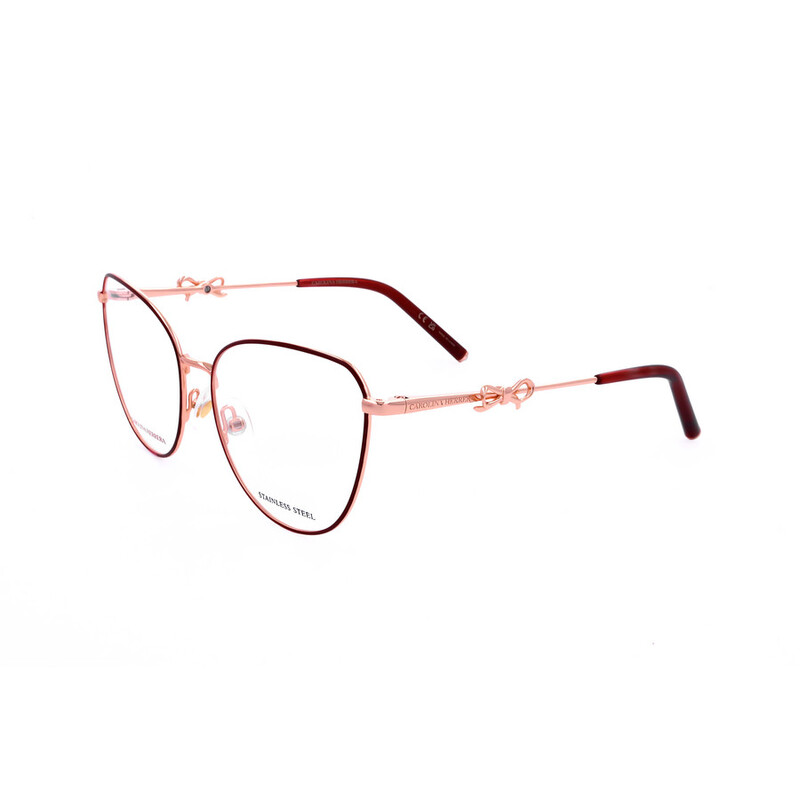 Carolina Herrera Ladies Red Rectangular Eyeglass Frames HER 0220-1 ...