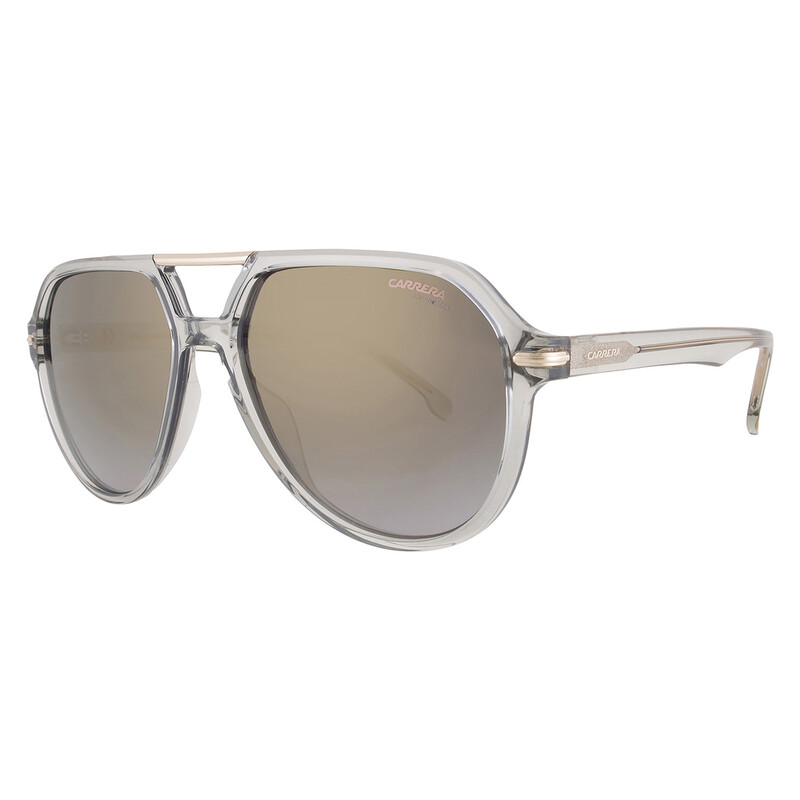 Carrera Grey Shaded Gold Pilot Men's Sunglasses CARRERA 315/S 0KB7/FQ ...