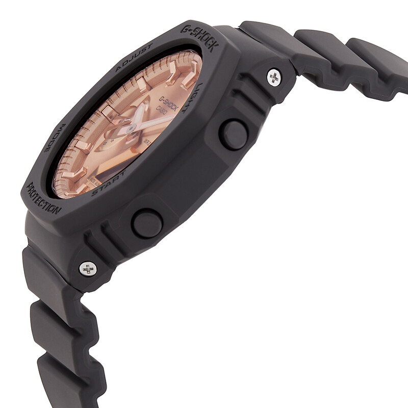 Casio G-Shock Quartz Analog-Digital Rose Gold Dial Ladies Watch GMA ...