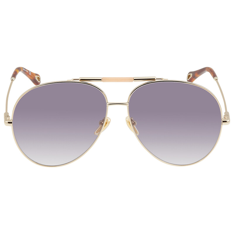 Chloé Blue Pilot Ladies Sunglasses CH0113S 001 62 889652371375 ...