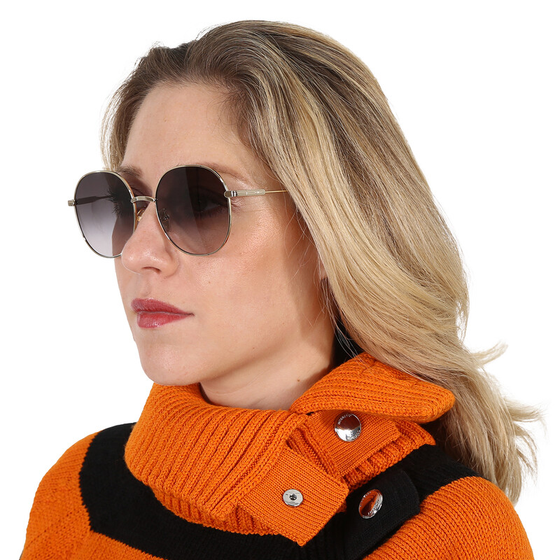 Chloé Grey gradient Round Ladies Sunglasses CH0140SA 001 57 ...