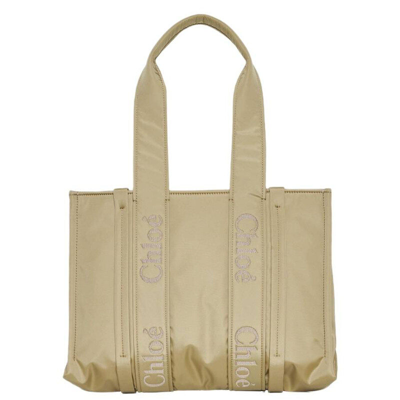 Chloé Woody Logo Medium Tote Bag CHC23WS383L4124P 7614027171617 - Chloe ...