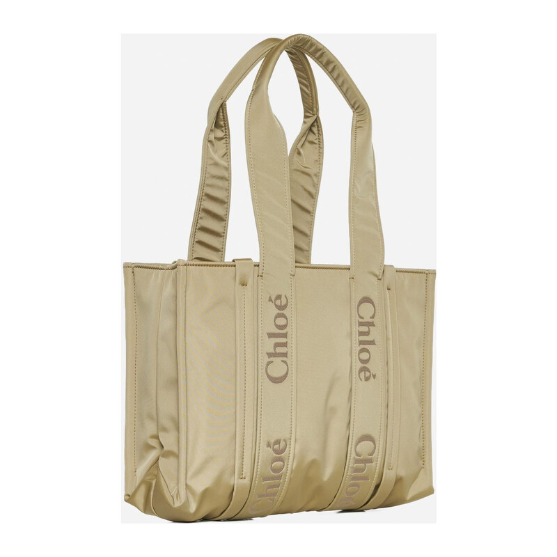 Chloé Woody Logo Medium Tote Bag CHC23WS383L4124P 7614027171617 - Chloe ...