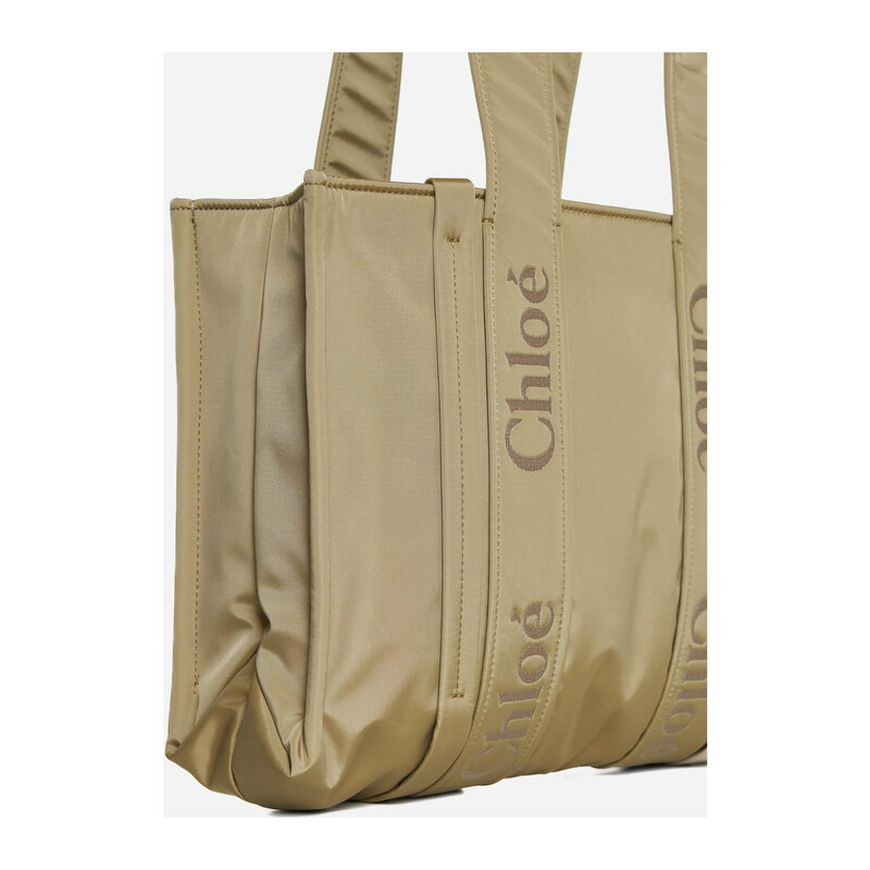 Chloé Woody Logo Medium Tote Bag CHC23WS383L4124P 7614027171617 - Chloe ...
