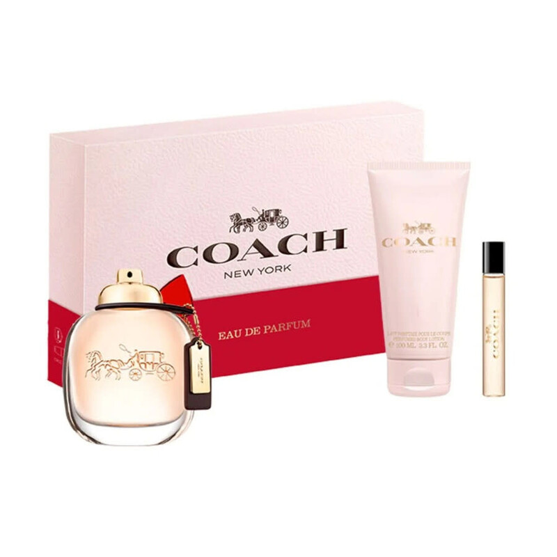 Coach Ladies Coach New York 3pcs EDP Gift Set Fragrances 3386460147170 ...